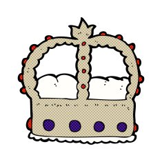 Comic cartoon crown N10 free image download