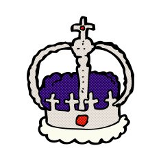 Comic cartoon crown N11 free image download