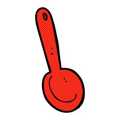 Comic cartoon spoon N10 free image download
