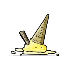 Cartoon Dropped Ice Cream N3 free image download