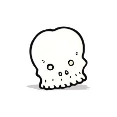 Cartoon Skull N11 free image download