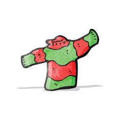 Cartoon woollen jumper N2 free image download