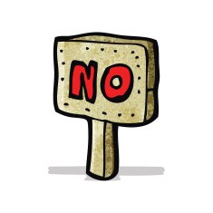 Cartoon no symbol free image download