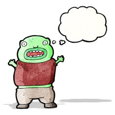 Cartoon mutant man N5 free image download