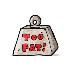 Weight saying too fat cartoon free image download