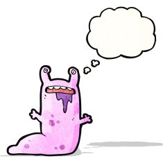 Gross alien slug monster cartoon free image download