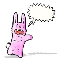 Rabbit attack cartoon free image download