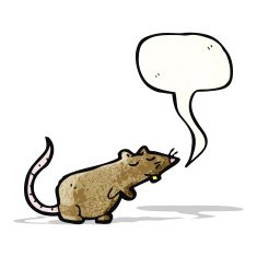 Squeaking cartoon mouse free image download