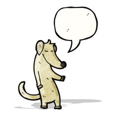 Cartoon talking dog free image download