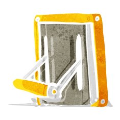 Cartoon industrial machine lever free image download