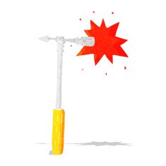 Cartoon pin hammer N2 free image download