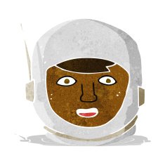 Cartoon astronaut head N2 free image download