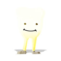 Cartoon yellowing tooth N2 free image download