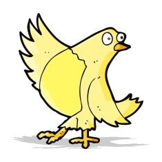 Cartoon dancing bird N2 free image download