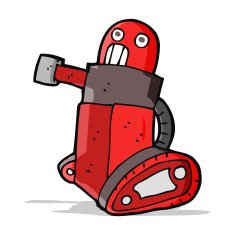 Cartoon tank robot N4 free image download