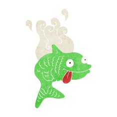 Cartoon Smelly Fish N6 free image download