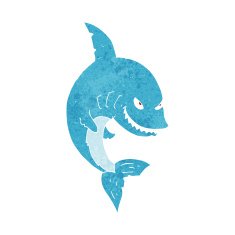 Funny Cartoon Shark N20 free image download
