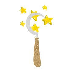 Cartoon magic sickle N2 free image download