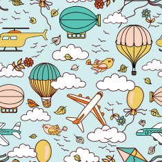 Cute air seamless pattern free image download