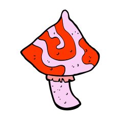 Cartoon toadstool N82 free image download