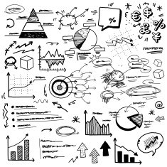 Hand doodle charts free image download