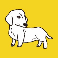 Dog doodle N114 free image download