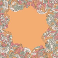 Abstract seamless hand-drawn frame N3 free image download