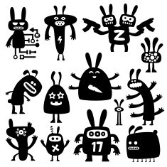 Crazy rabbits set N3 free image download