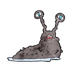 Cartoon gross slug N11 free image download