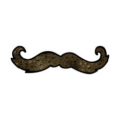 Cartoon mustache symbol N9 free image download
