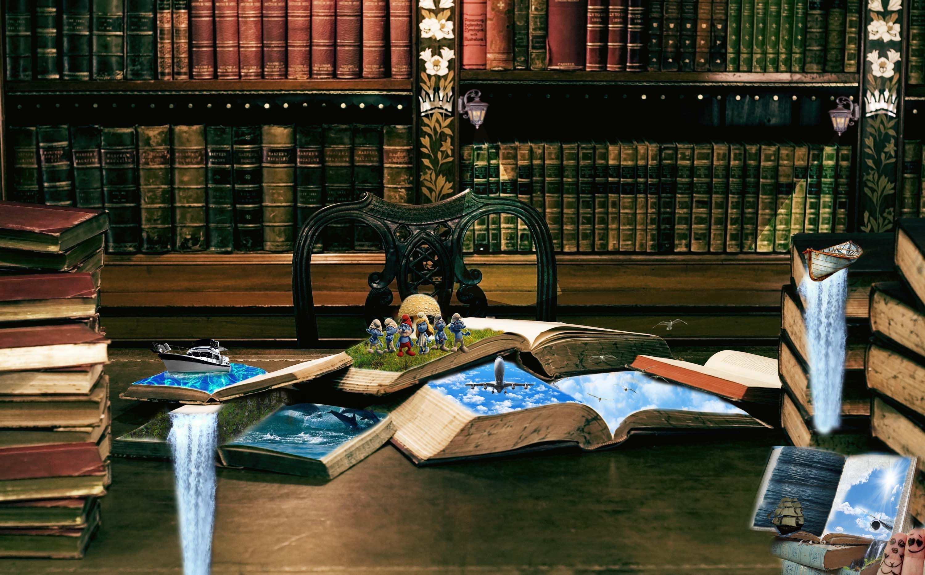 Book room fantastic scenery free image download