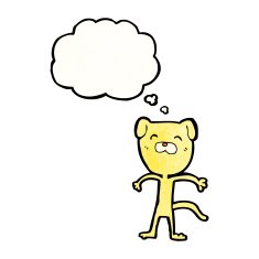 Cartoon skinny dog N4 free image download