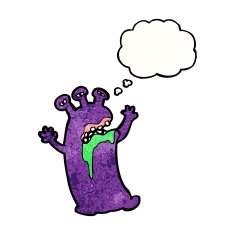 Cartoon crazy alien N11 free image download