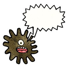Cartoon mud splat character N2 free image download