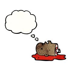 Cartoon severed head N14 free image download