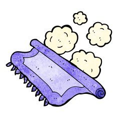 Rolled carpet cartoon N3 free image download