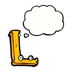 Cartoon letter l N20 free image download
