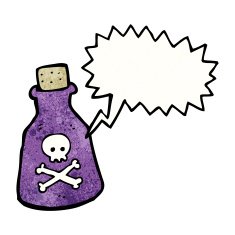 Cartoon poison N19 free image download