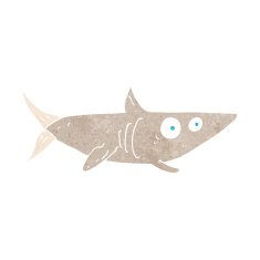 Cartoon Happy Shark N20 free image download