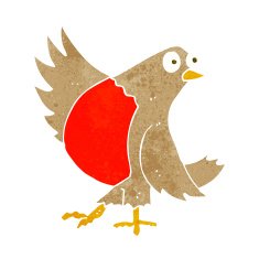 Cartoon dancing robin N3 free image download