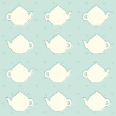 Cute teapots pattern free image download