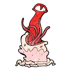 Cartoon gross monster N13 free image download