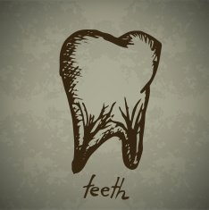 Doodle Human teeth free image download