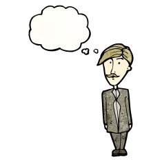 Cartoon sensible man N5 free image download