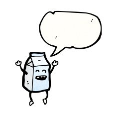 Milk carton cartoon character N8 free image download