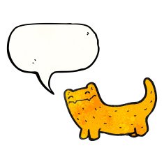 Cat talking cartoon N3 free image download