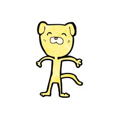 Cartoon skinny dog N5 free image download