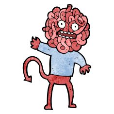 Cartoon gross monster N17 free image download