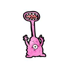 Cartoon gross monster N20 free image download