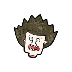 Severed head cartoon character free image download